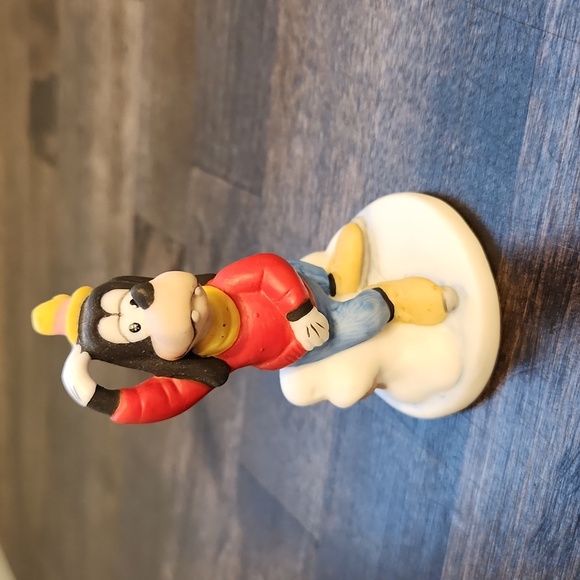 Disney | Other | Vintage Goofy Disney Ice Skating Figurine From The ...